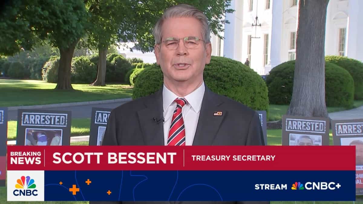 Scott Bessent To CNBC: 145% Tariffs Are Unsustainable